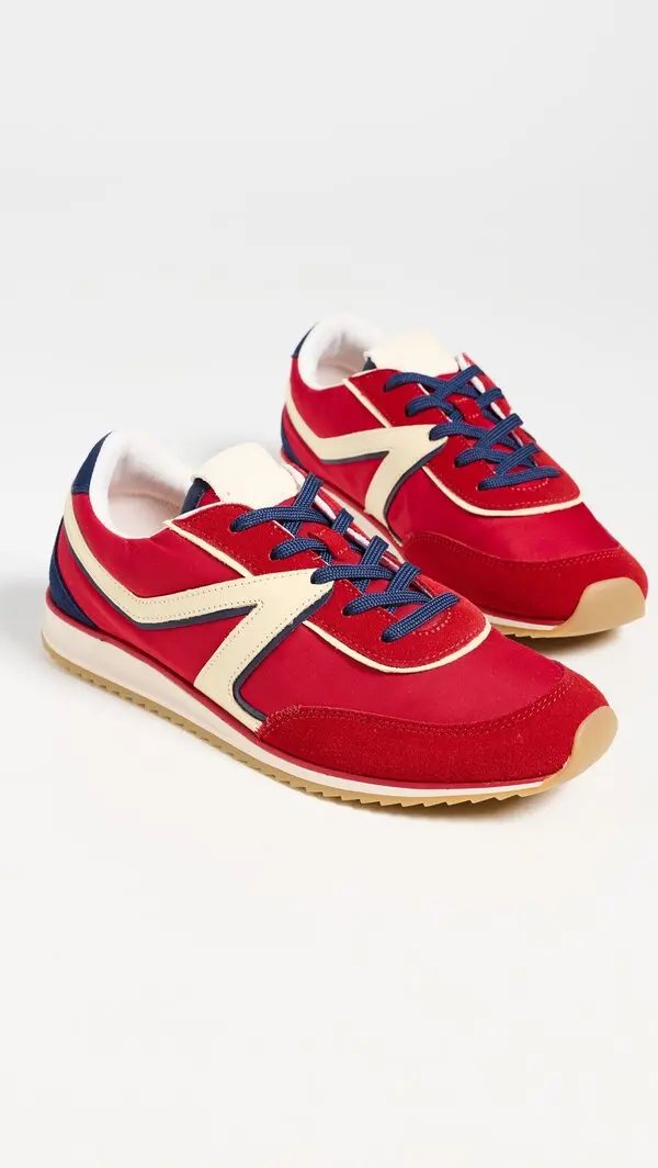 Rag & Bone Retro Trainer Sneakers - Red