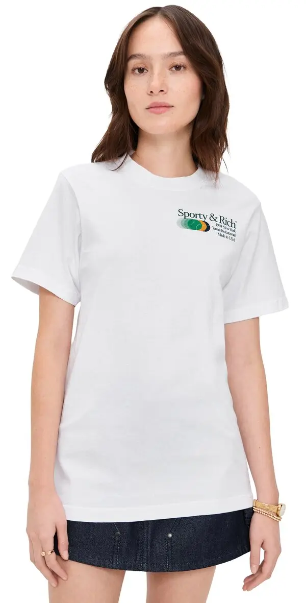 SPORTY & RICH Invitational T-shirt - White