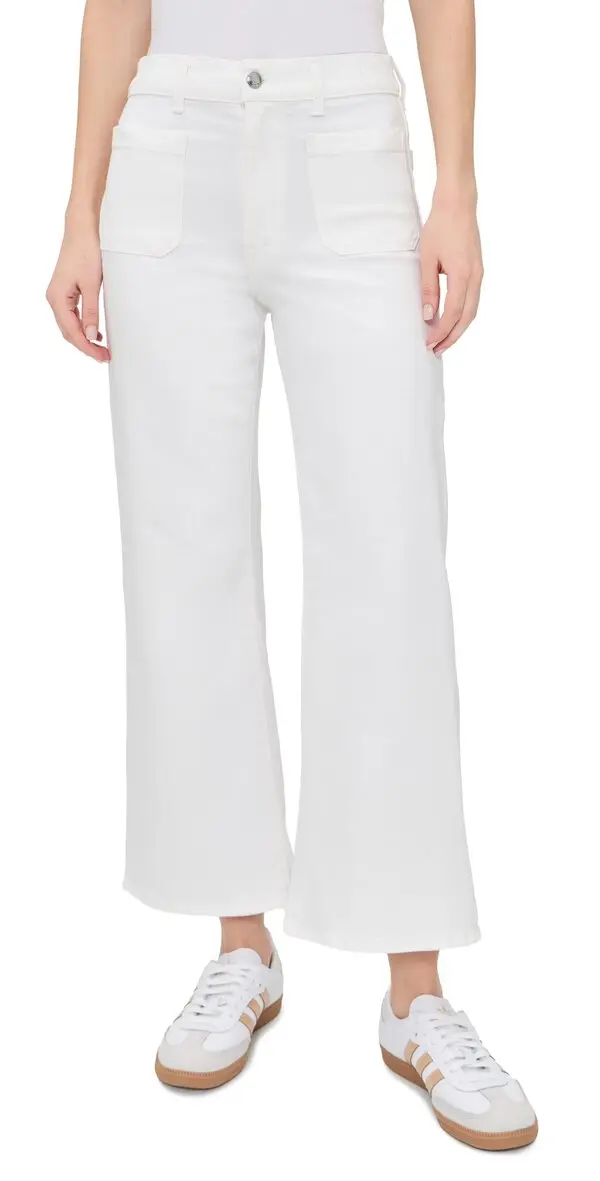Madewell The Emmy Petite Wide Leg Jeans - Tile White