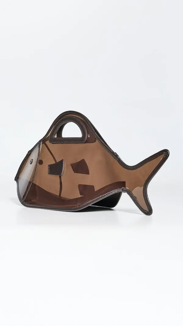 Staud Cleo Fish Tote - Espresso