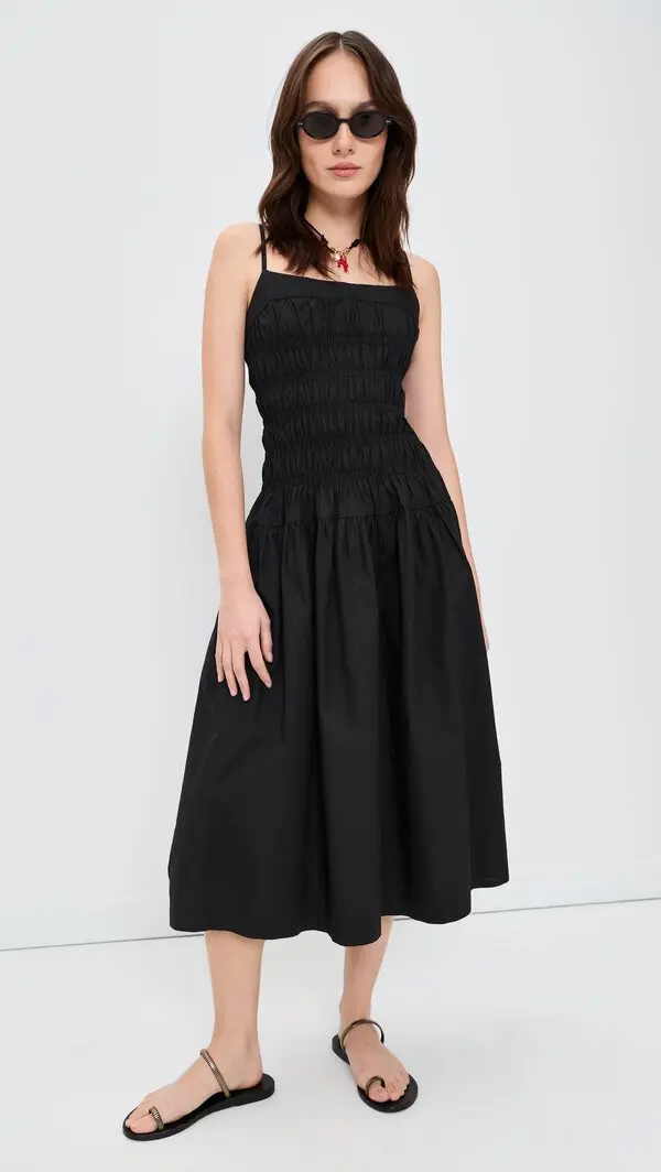 Ciao Lucia Rossella Midi Dress - Black