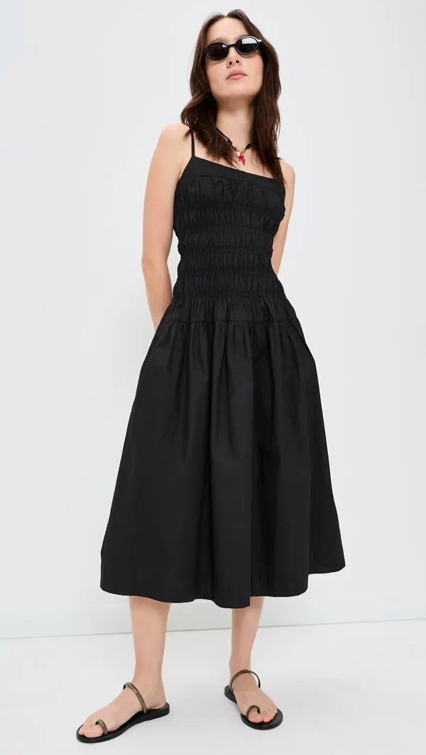 Ciao Lucia Rossella Midi Dress - Black