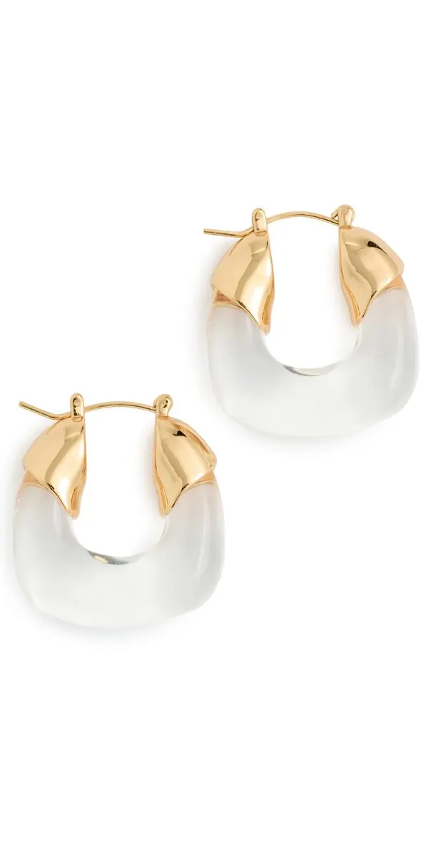 LIZZIE FORTUNATO Mini Hoop Earrings - Gold
