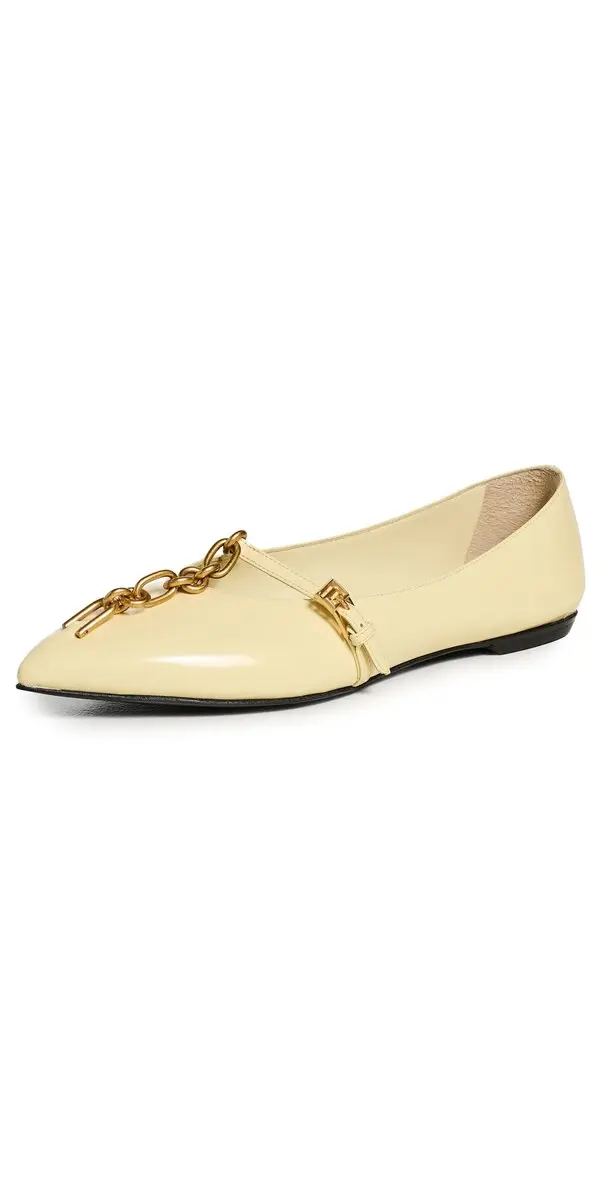 Balmain Ballerina Sync Flats - 1gl Vanille