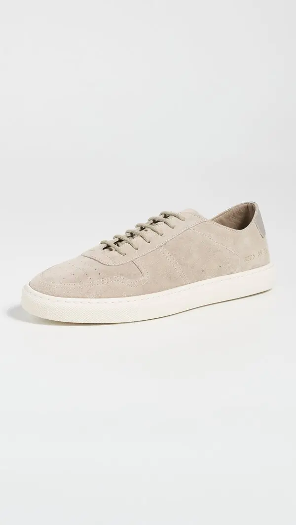 COMMON PROJECTS Suede Basketball Sneakers - Warm Grey