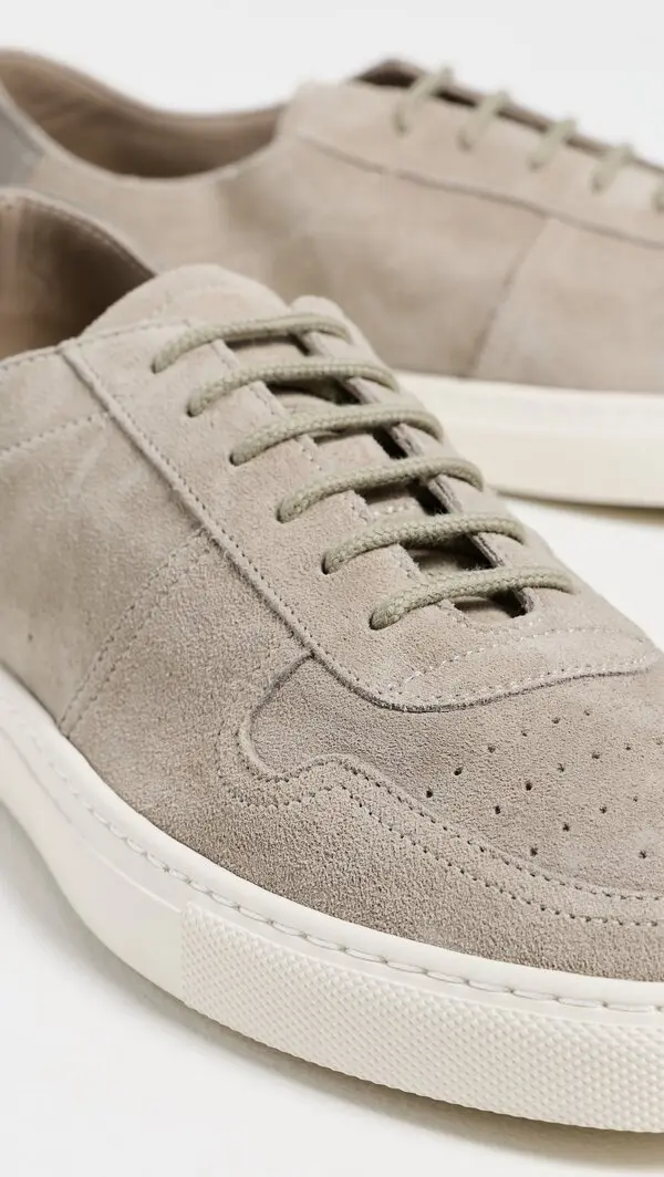 COMMON PROJECTS Suede Basketball Sneakers - Warm Grey
