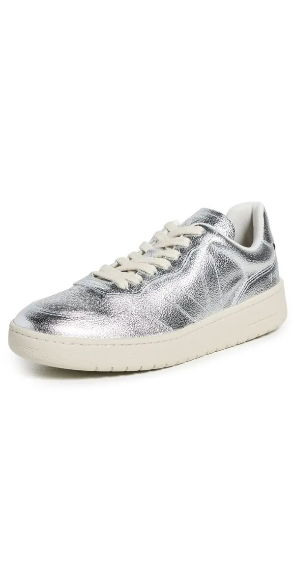 VEJA V-90 Metallic Leather Sneakers