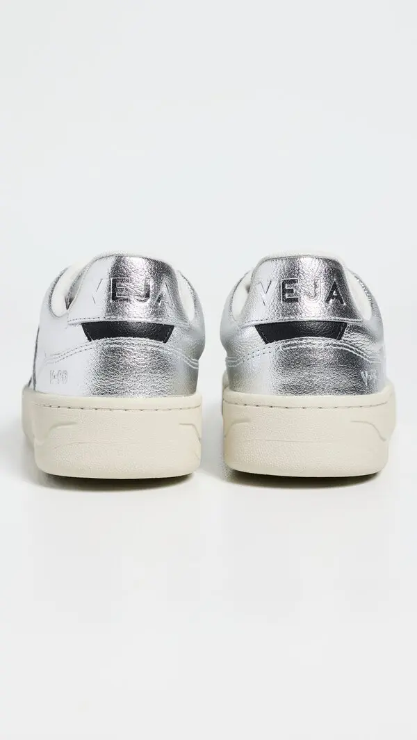 VEJA V-90 Metallic Leather Sneakers