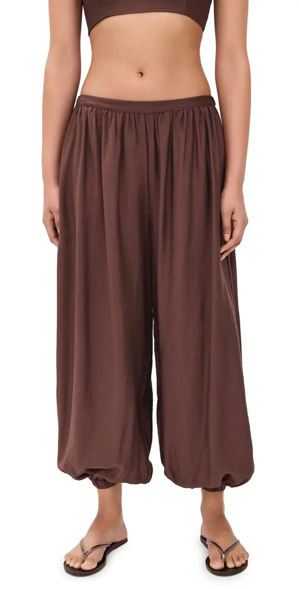 SEVEN WONDERS Klea Balloon Pants - Chocolate