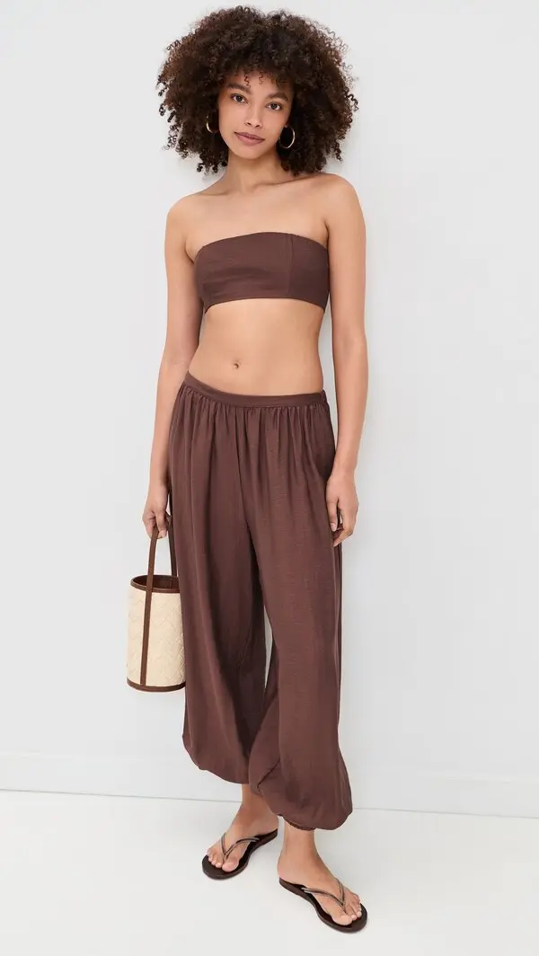 SEVEN WONDERS Klea Balloon Pants - Chocolate