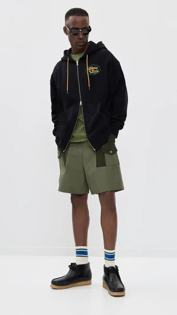NICHOLAS DALEY Scout Shorts 5.5 - Olive