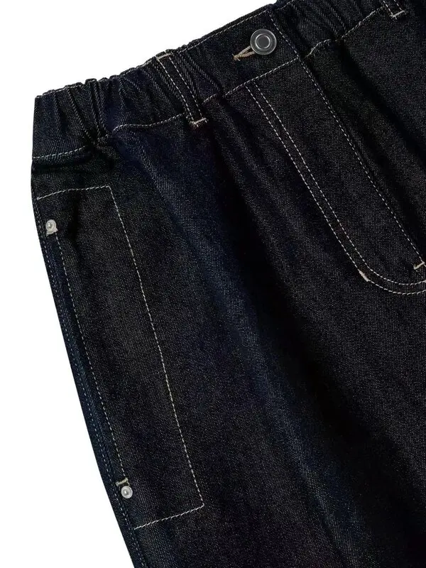 STUDIO TOMBOY Contrast-stitching Jeans - Blue