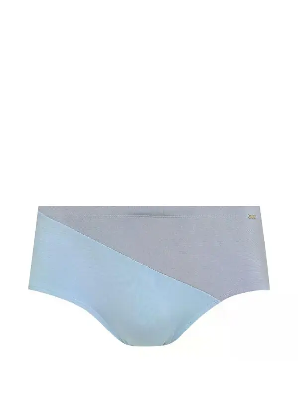 AMIR SLAMA Colour-block Swimming Trunks - Blue