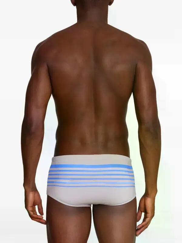 AMIR SLAMA Striped Swimming Trunks