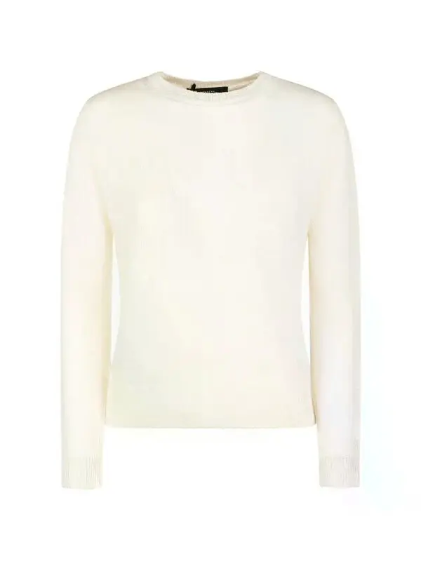 Max Mara Crewneck Knitted Top - Neutrals