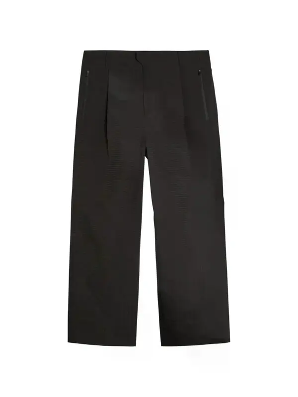 HIKING PATROL Ripstop Pleated Straight-leg Trousers