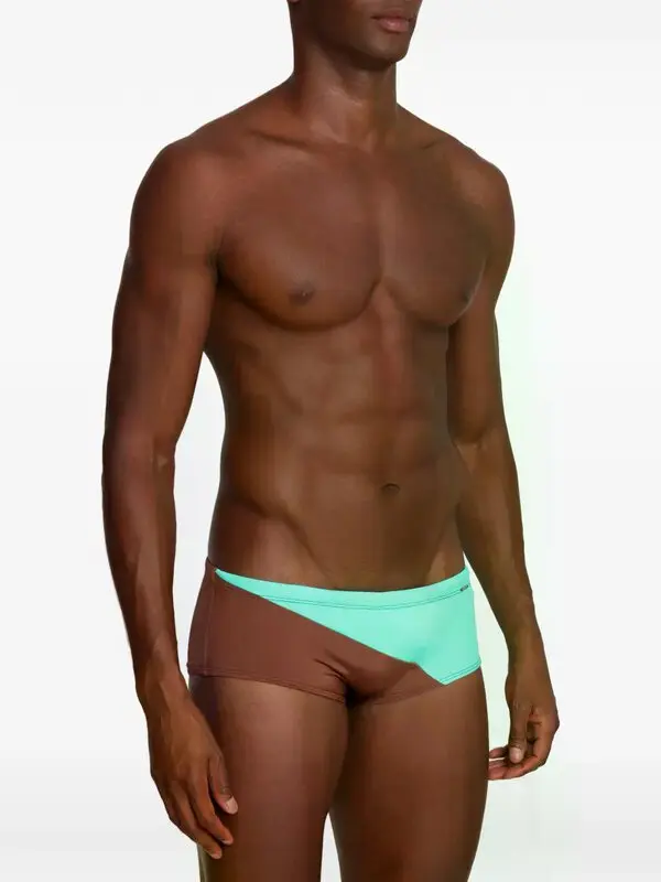 AMIR SLAMA Colour-block Swimming Trunks