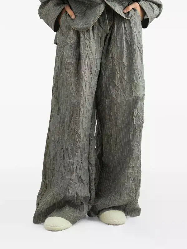 Dolce & Gabbana Linen-blend Vanity Trousers - Grey
