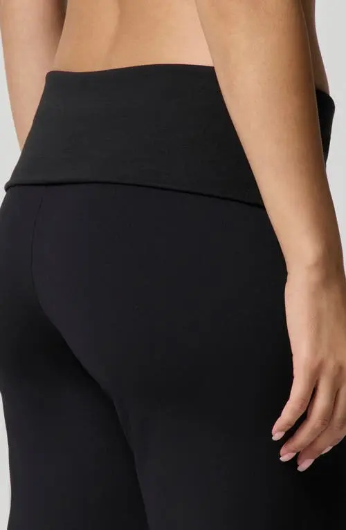 FLORENCE BY MILLS Sport Sheen Foldover Pants - Black