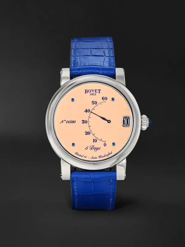 BOVET Récital 15 Hand-wound Titanium Watch - Orange