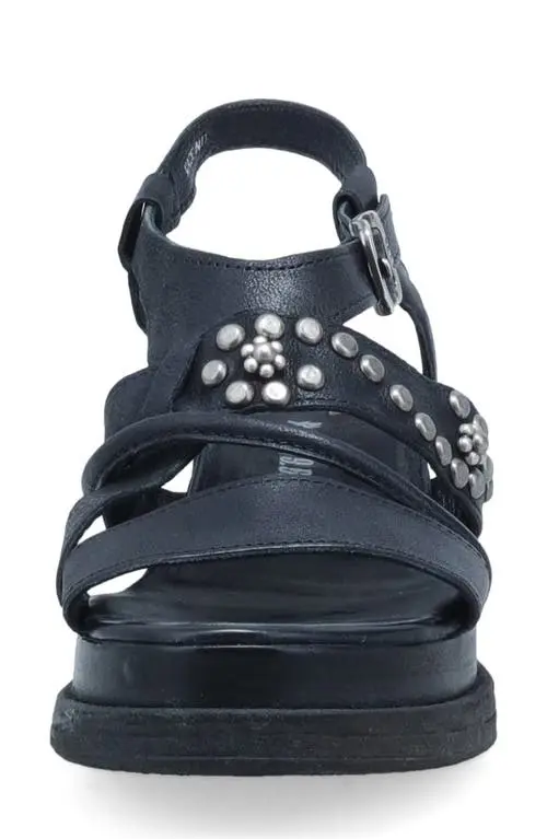 A.S.98 Lowman Platform Sandal - Black