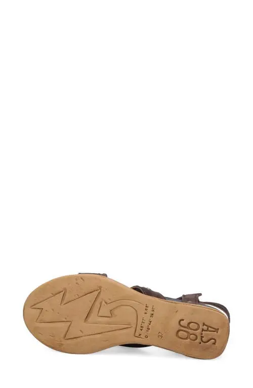 A.S.98 Lowman Platform Sandal - Brown