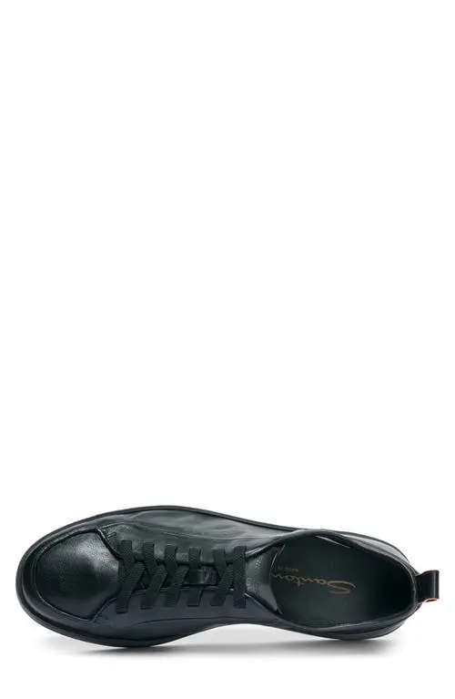 Santoni Off Duty Low Top Sneaker - Black