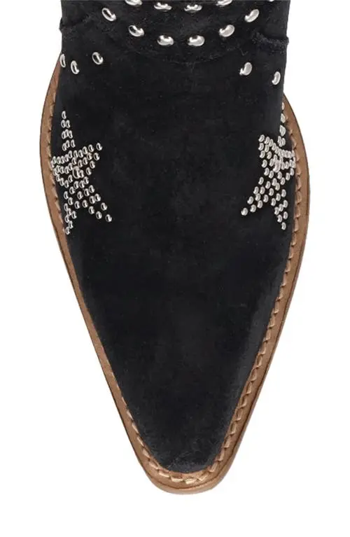 DINGO Lucky Stars Knee High Western Boot - Black