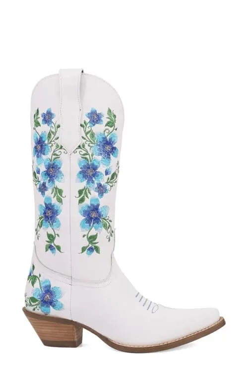 DINGO Posie Knee High Western Boot - Blue