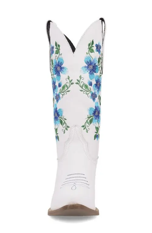 DINGO Posie Knee High Western Boot - Blue