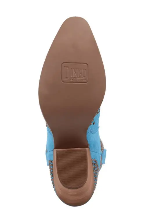 DINGO Seein' Stars Western Boot - Blue
