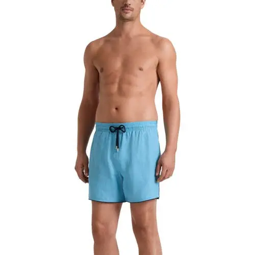 Vilebrequin Linen Swim Shorts - Larimar