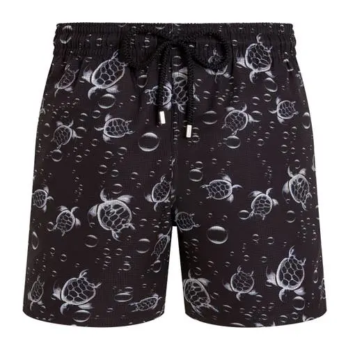 Vilebrequin Micro-perforated Ultra-light Packable Swim Shorts - Black