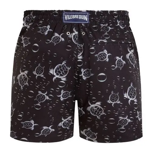 Vilebrequin Micro-perforated Ultra-light Packable Swim Shorts - Black