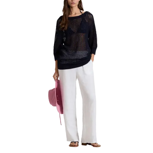 Vilebrequin Crochet Organic Cotton And Linen Sweater