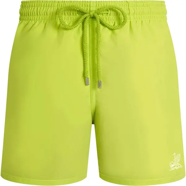 Vilebrequin Moorea Water-reactive Hypnoctopus Swim Shorts - Acid Lime