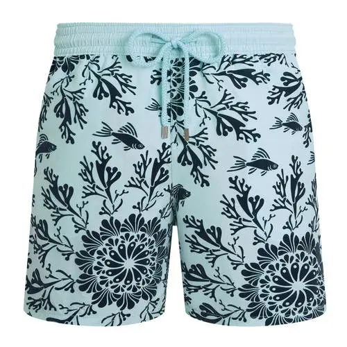 Vilebrequin Moorea Flocked Coral Mandala Swim Shorts