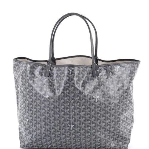 Goyard Saint Louis Tote Coated Canvas Gm - Grey