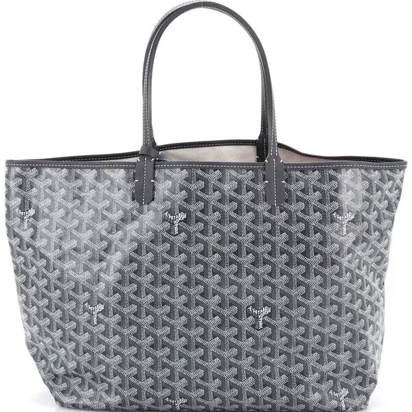 Goyard Saint Louis Tote Coated Canvas Pm - Grey