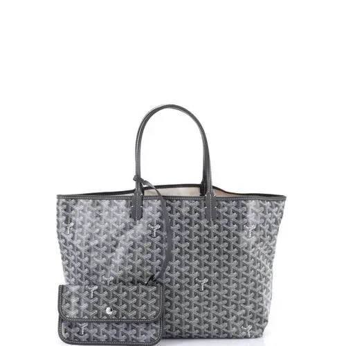 Goyard Saint Louis Tote Coated Canvas Pm - Grey