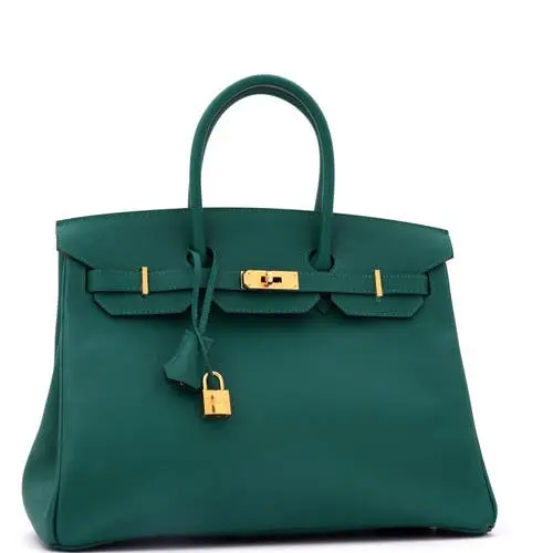 Hermès Birkin Handbag Green Epsom With Gold Hardware - Malachite