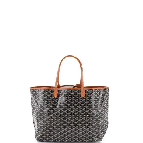 Goyard Saint Louis Tote Coated Canvas Pm - Brown