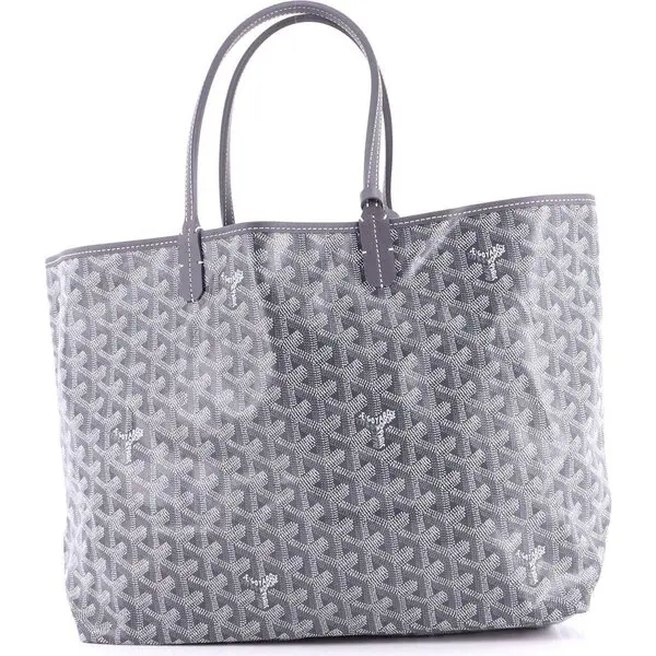 Goyard Saint Louis Pm Tote Coated Canvas - Gray