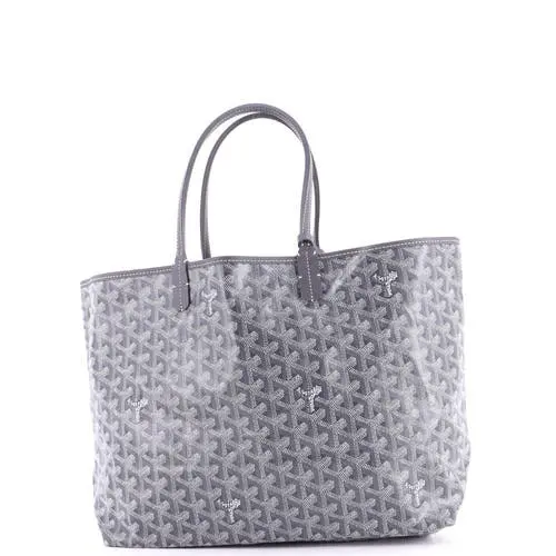 Goyard Saint Louis Tote Coated Canvas Pm - Grey