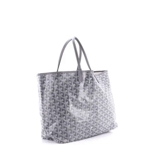 Goyard Saint Louis Tote Coated Canvas Pm - Grey