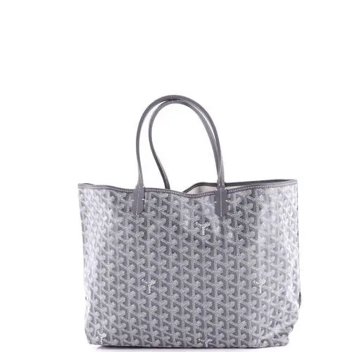 Goyard Saint Louis Tote Coated Canvas Pm - Grey
