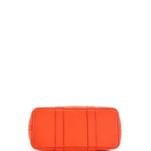 Hermès Garden Party Tote Toile And Leather 30 - Orange