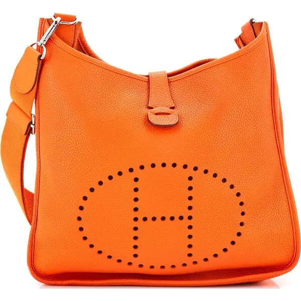 Hermès Evelyne Bag Gen Iii Clemence Gm - Feu