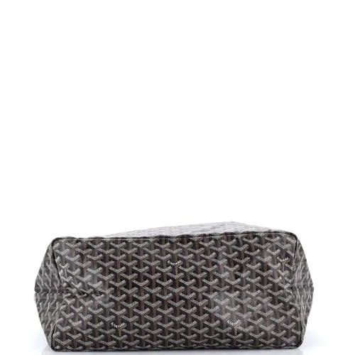 Goyard Saint Louis Tote Coated Canvas Gm - Black