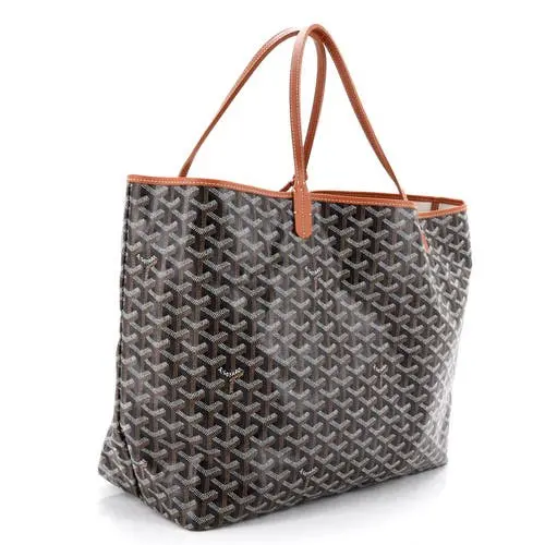 Goyard Saint Louis Tote Coated Canvas Gm - Brown